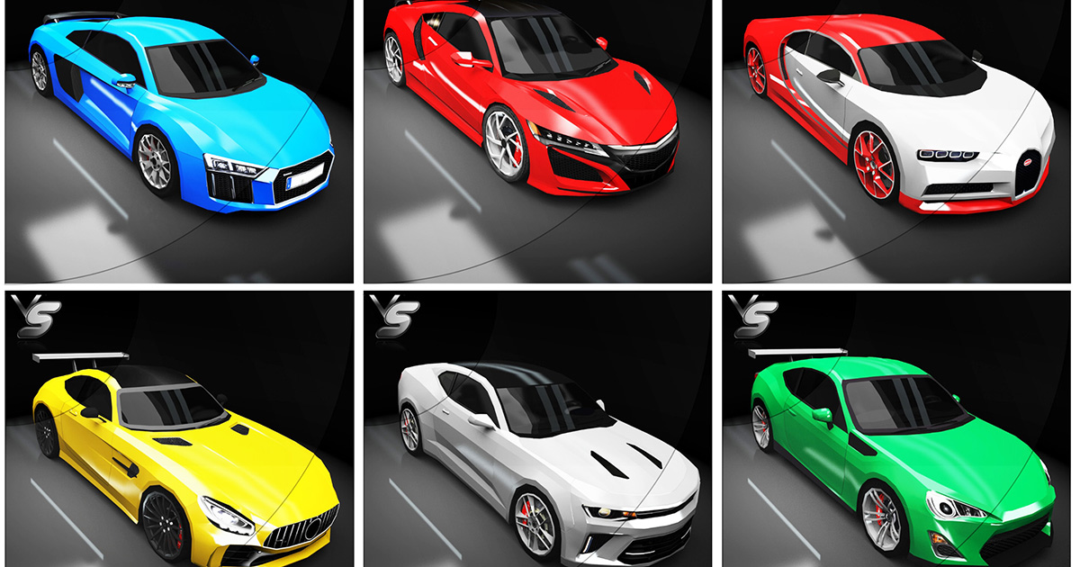 Cars 2017 | 3D 汽车 | Unity Asset Store