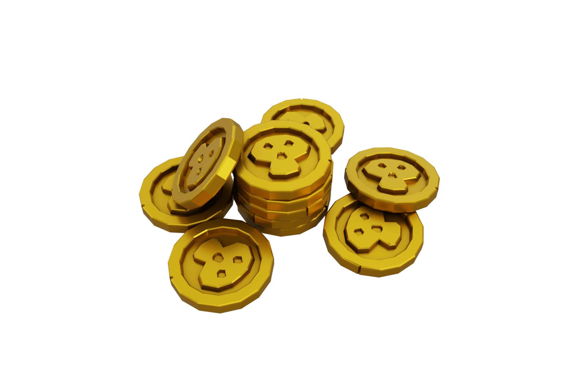 Gold Coin-Pirate Embedded | 3D Props | Unity Asset Store