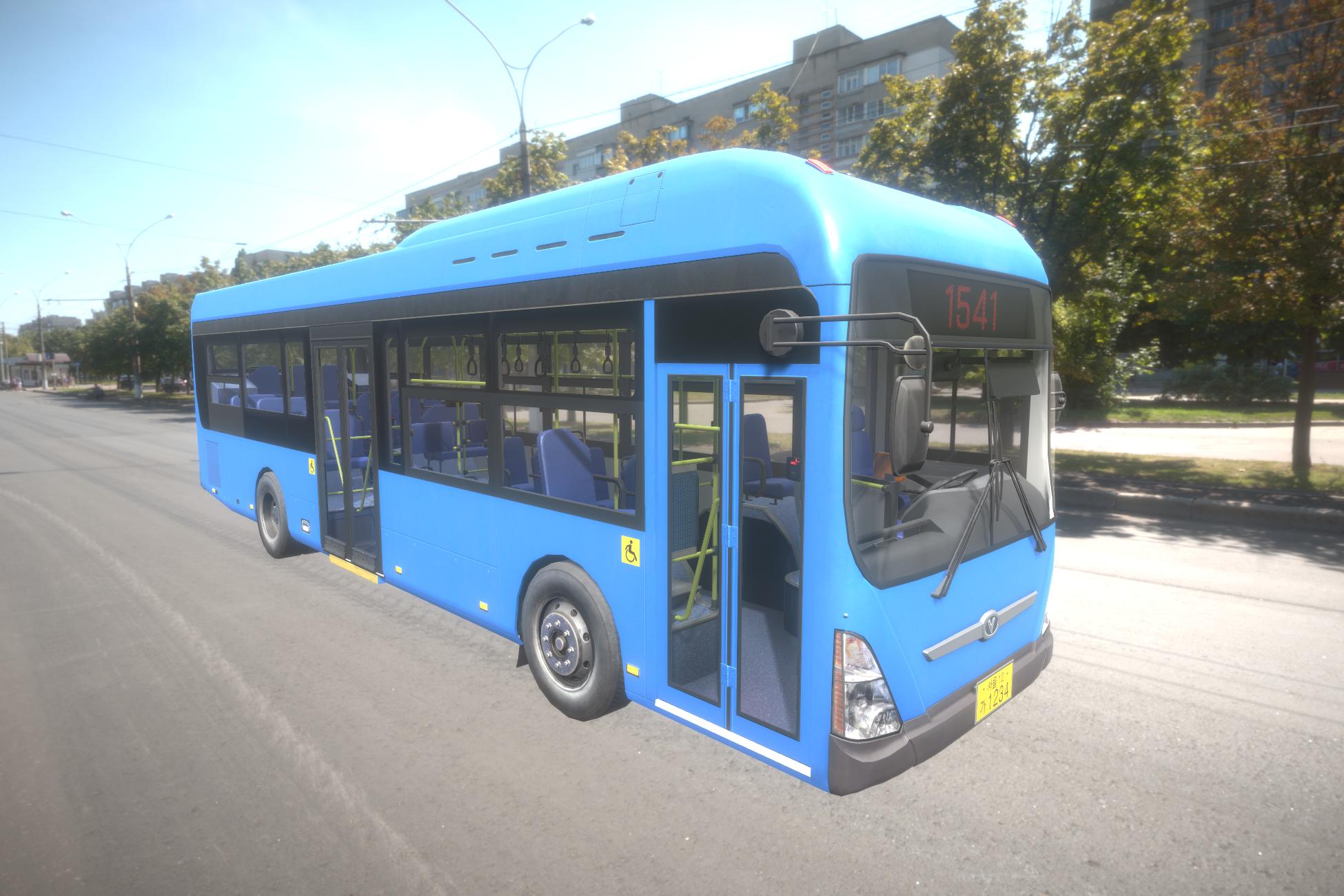 Low Floor Bus | 3D Vehicles | Unity Asset Store
