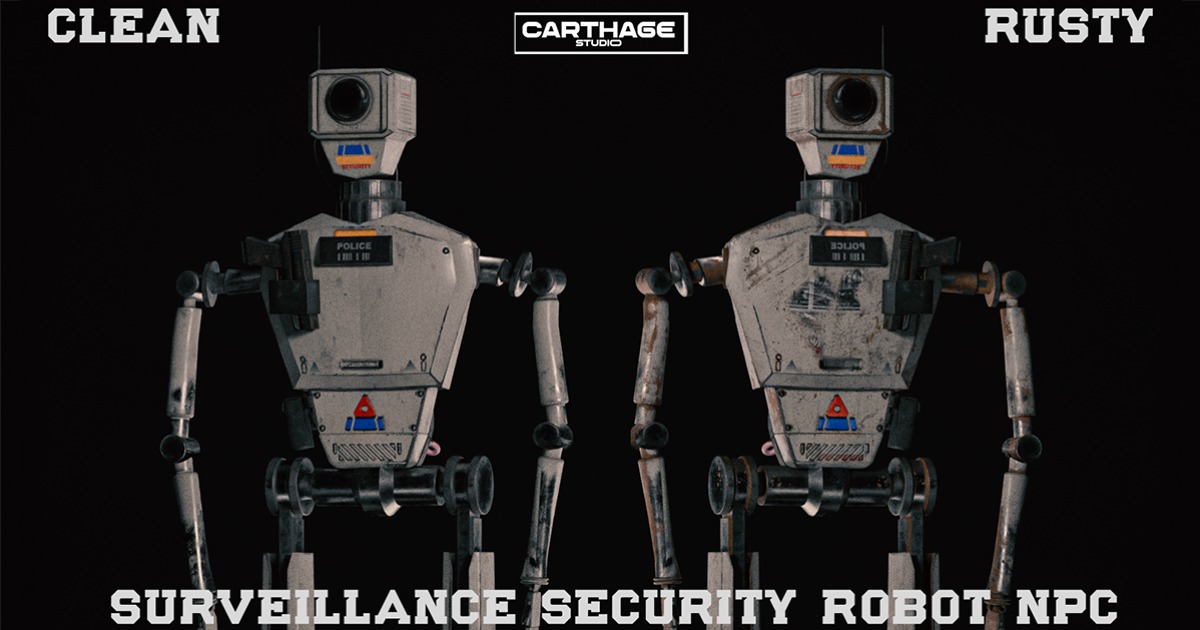 Surveillance Security Robot NPC | 3D Robots | Unity Asset Store