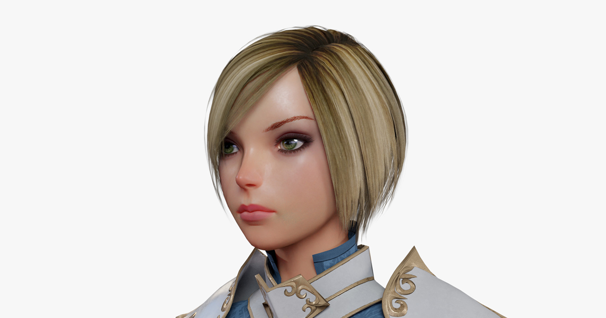 Cartoon Female Warrior | Characters | Unity Asset Store