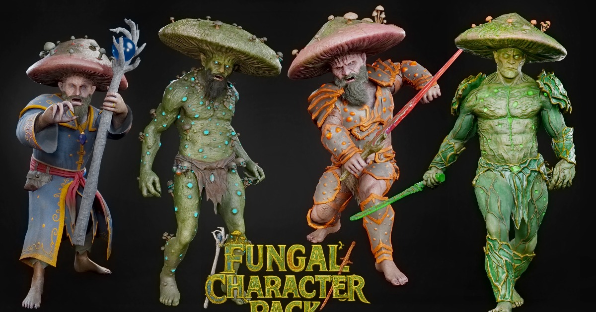Fungal Character Pack | 3D Characters | Unity Asset Store