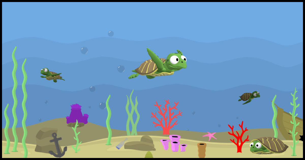 2D Green Turtle | 2D Characters | Unity Asset Store