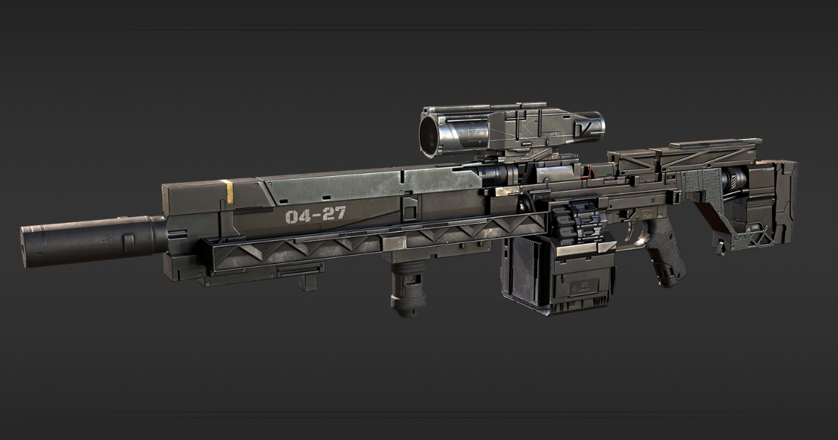 Modular Sci-fi gun | 3D Guns | Unity Asset Store