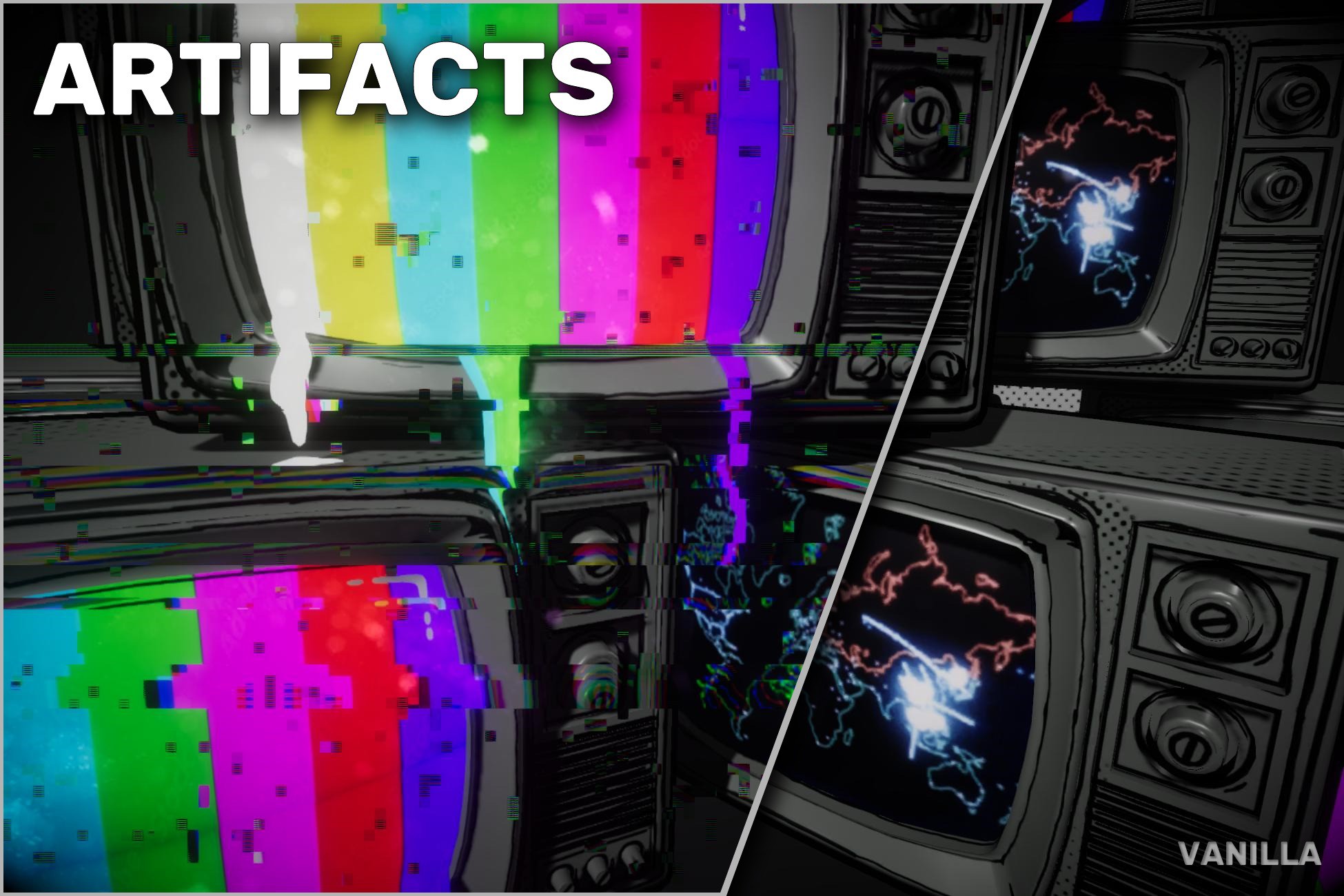 Glitches: Artifacts | 카메라 효과 | Unity Asset Store