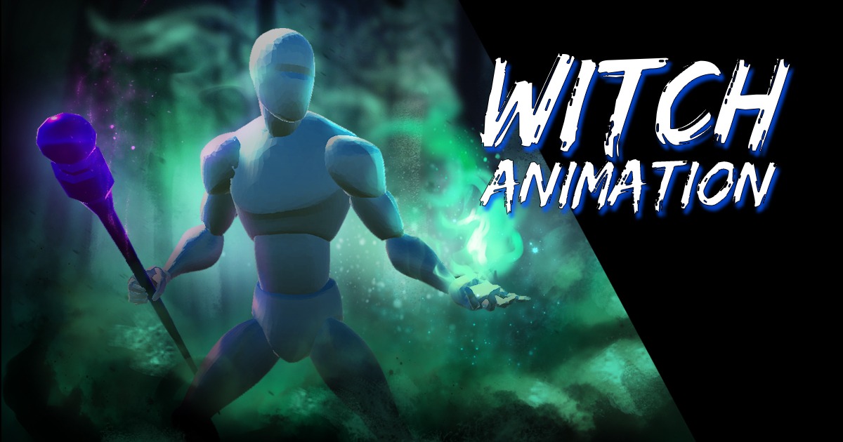 Witch Animation Set | 3D Animations | Unity Asset Store