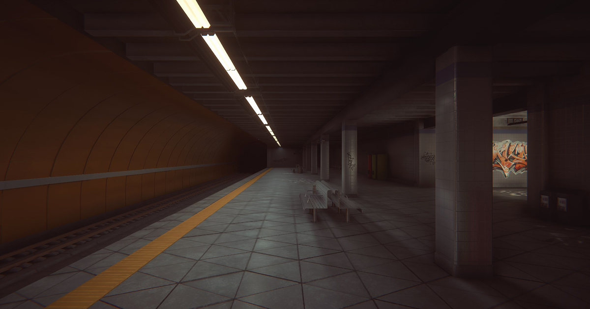 Subway Station Vol2 | 3D Urban | Unity Asset Store