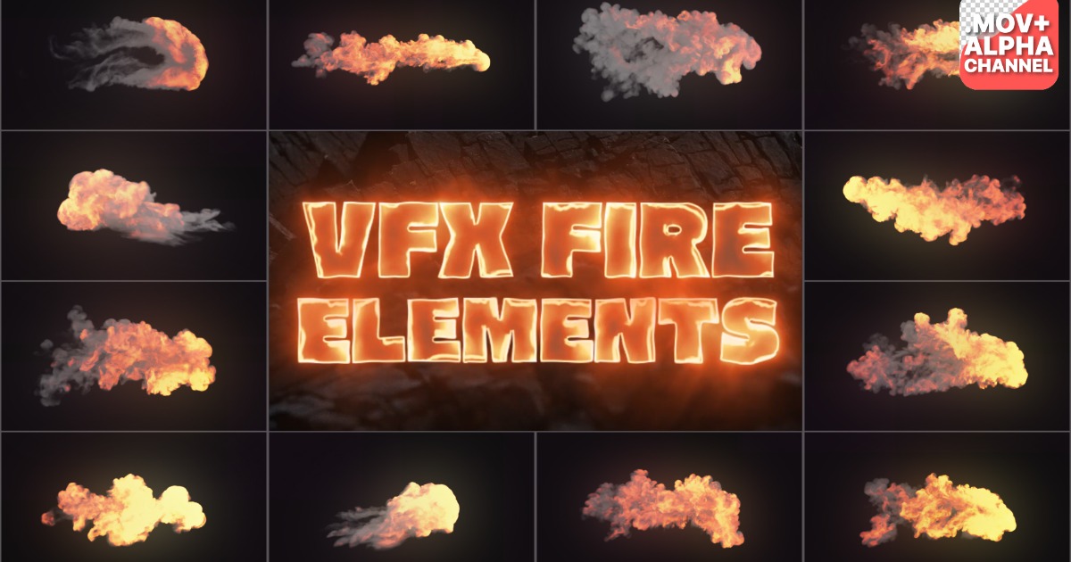 VFX Fire Elements 06(04.06.23) | 2D Textures & Materials | Unity Asset ...