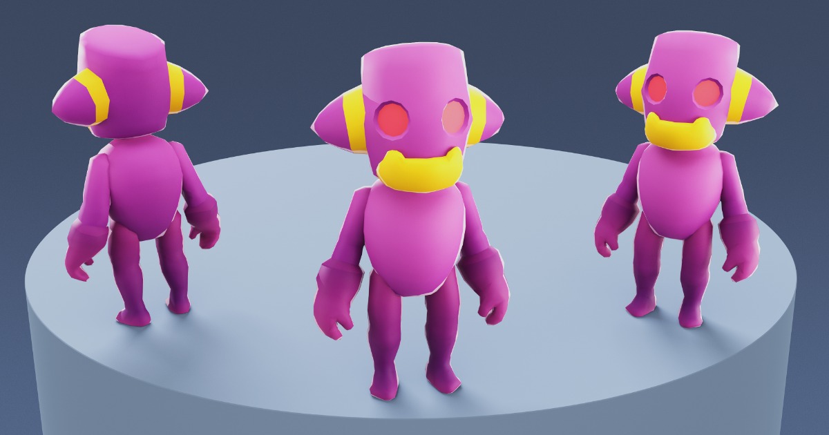 Cartoon Characters - Small Devil Warrior | 3D Creatures | Unity Asset Store