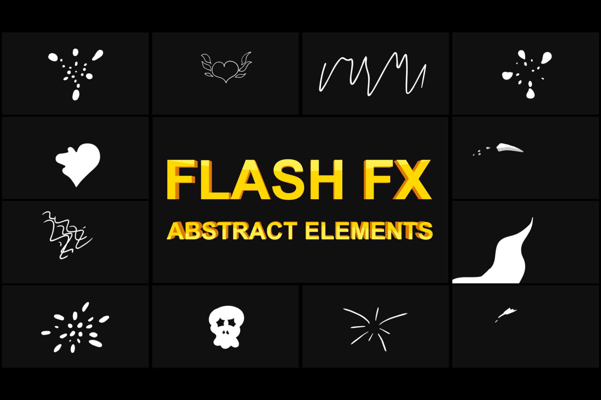 2D Flash FX Abstract Elements | VFX | Unity Asset Store