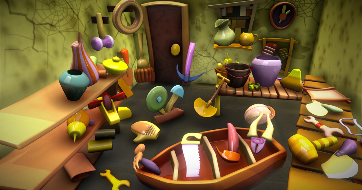 Cartoon Room Storehouse | 3D Furniture | Unity Asset Store