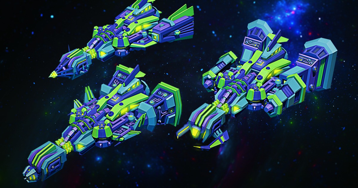 Sci-Fi Modular Spaceships Vol. #02 | 3D Space | Unity Asset Store