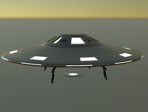 Alien Flying Saucer | 3D Air | Unity Asset Store
