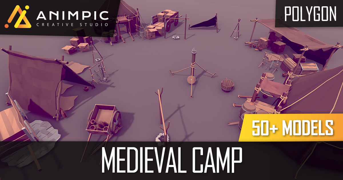 POLY - Medieval Camp | 3D Historic | Unity Asset Store