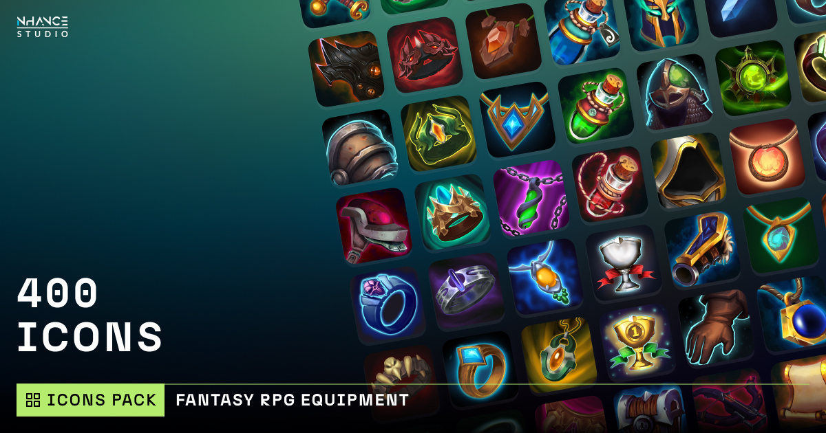 Fantasy RPG Equipment Pack | 2D Icons | Unity Asset Store