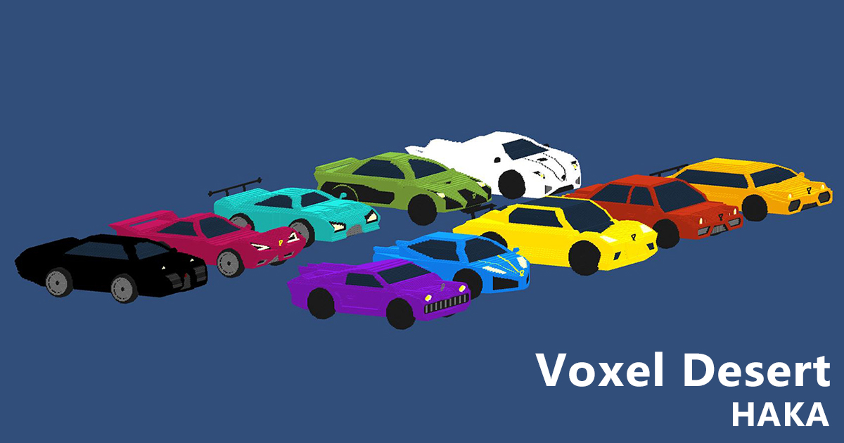 Voxel Racing car Pack | 3D Environments | Unity Asset Store
