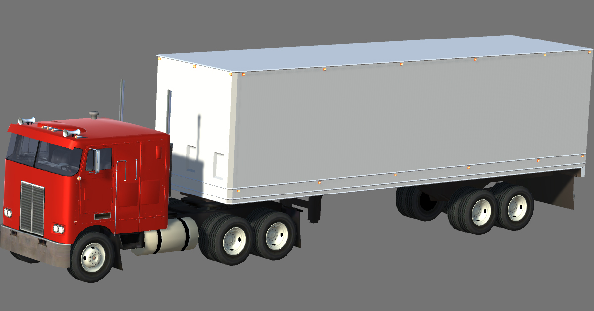 UAA - James&Son 400 Semi Truck | 3D Land | Unity Asset Store