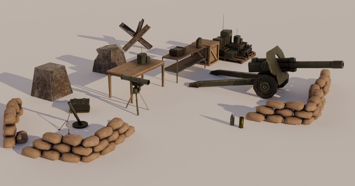 Military prop pack - Defense | 3D Weapons | Unity Asset Store