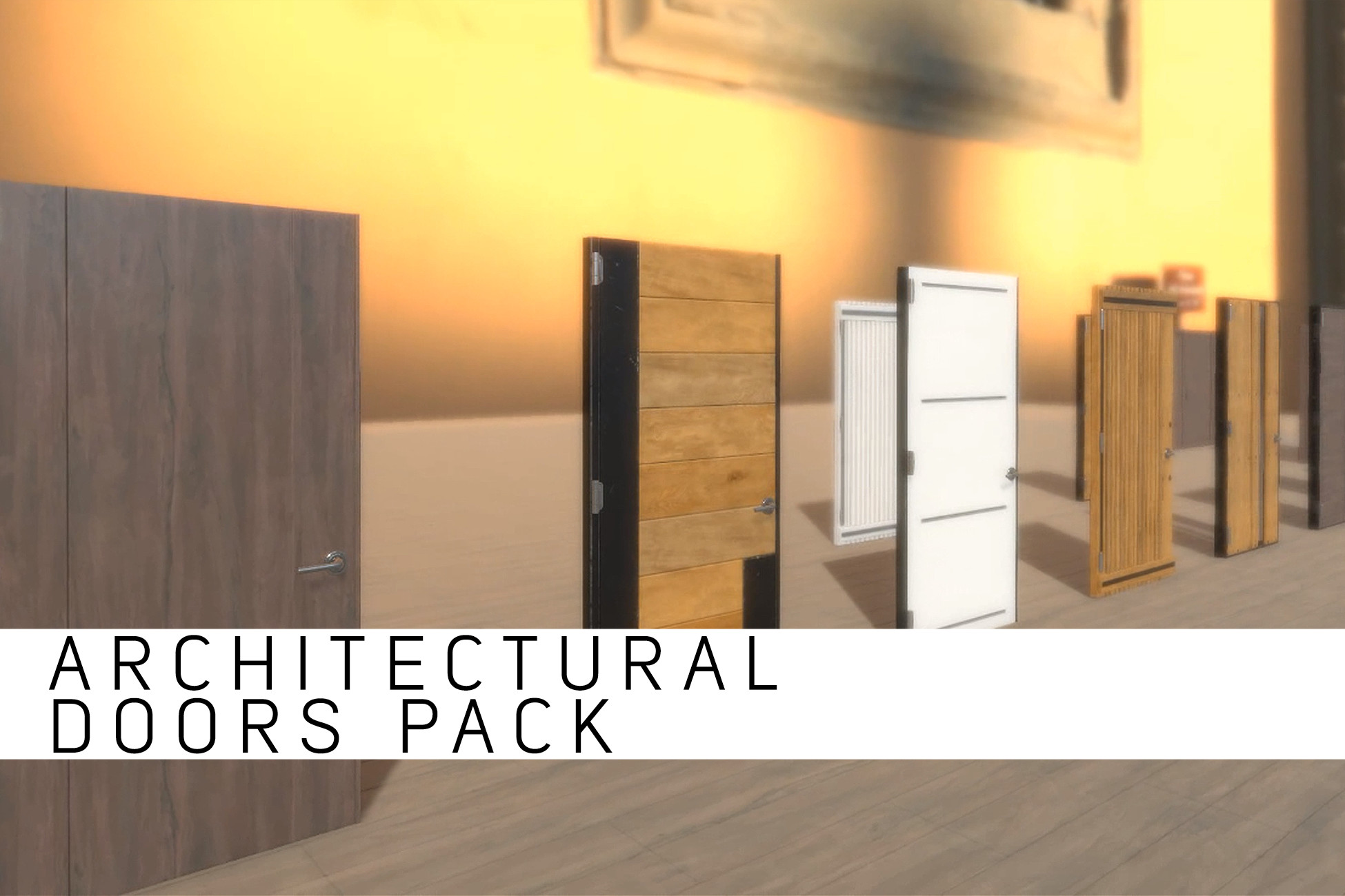 Architectural Doors Pack | 3D Interior | Unity Asset Store