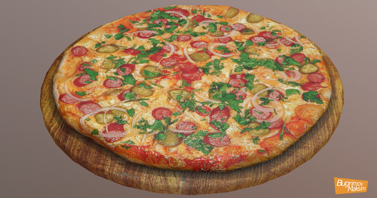 PBR Pizza | 3D Food | Unity Asset Store