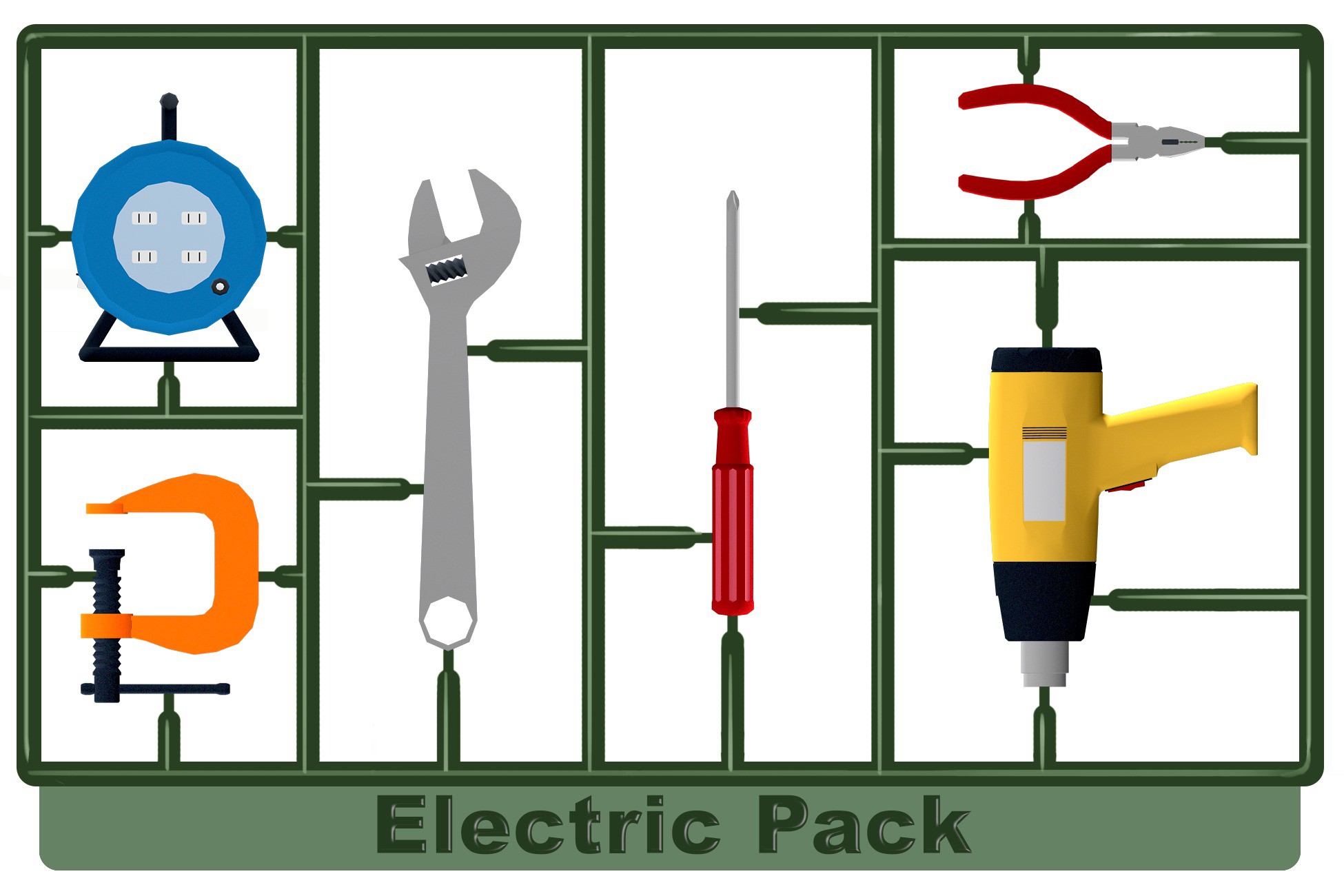 General Tools - Electric Pack | 3D Tools | Unity Asset Store