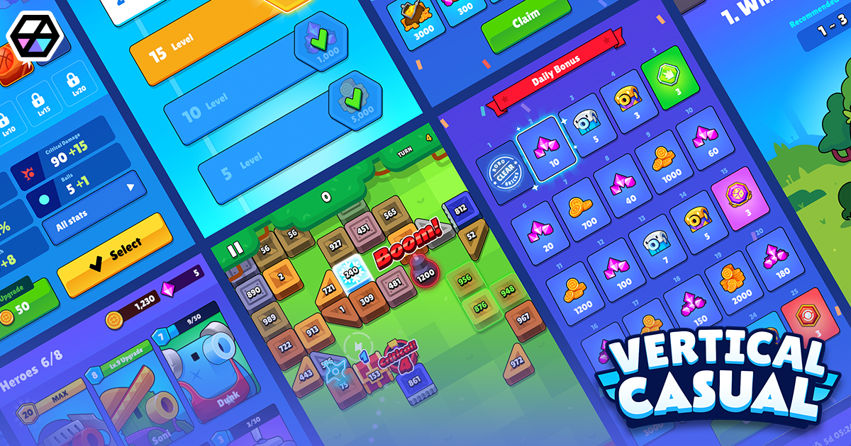 GUI - Vertical Casual | 2D GUI | Unity Asset Store