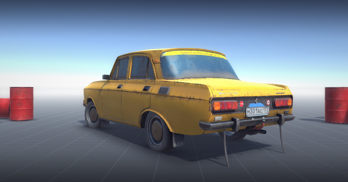 AZLK Sedan 2240 | 3D Vehicles | Unity Asset Store