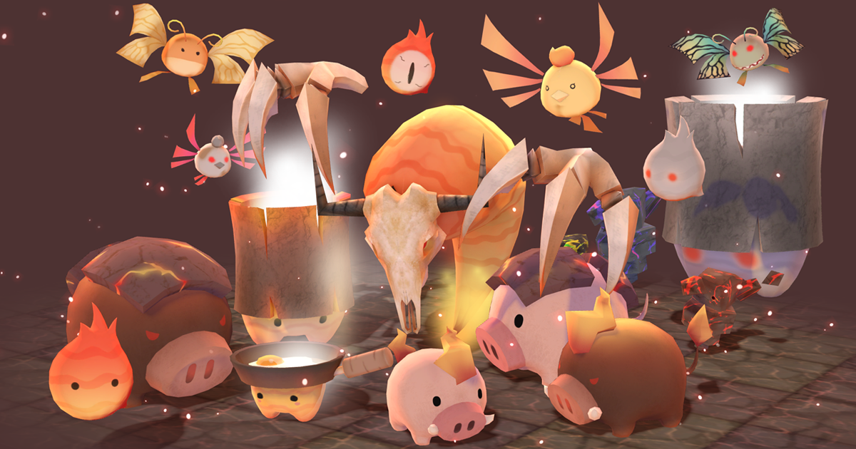 Monsters Fire Pack | 3D Creatures | Unity Asset Store