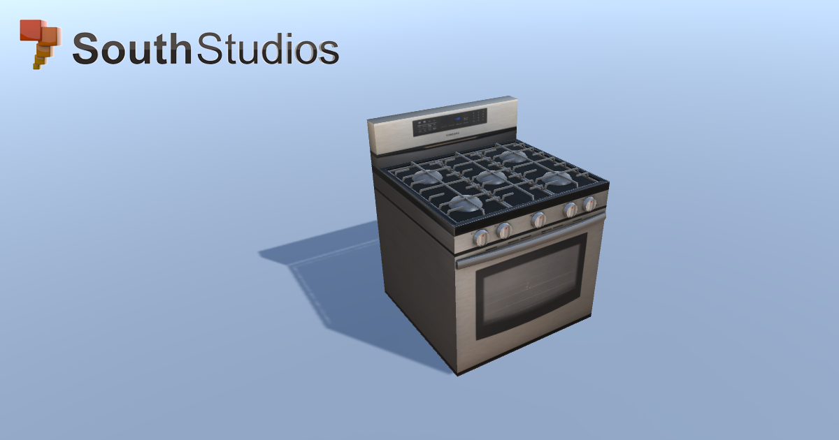 LowPoly Oven A01 | 3D Furniture | Unity Asset Store