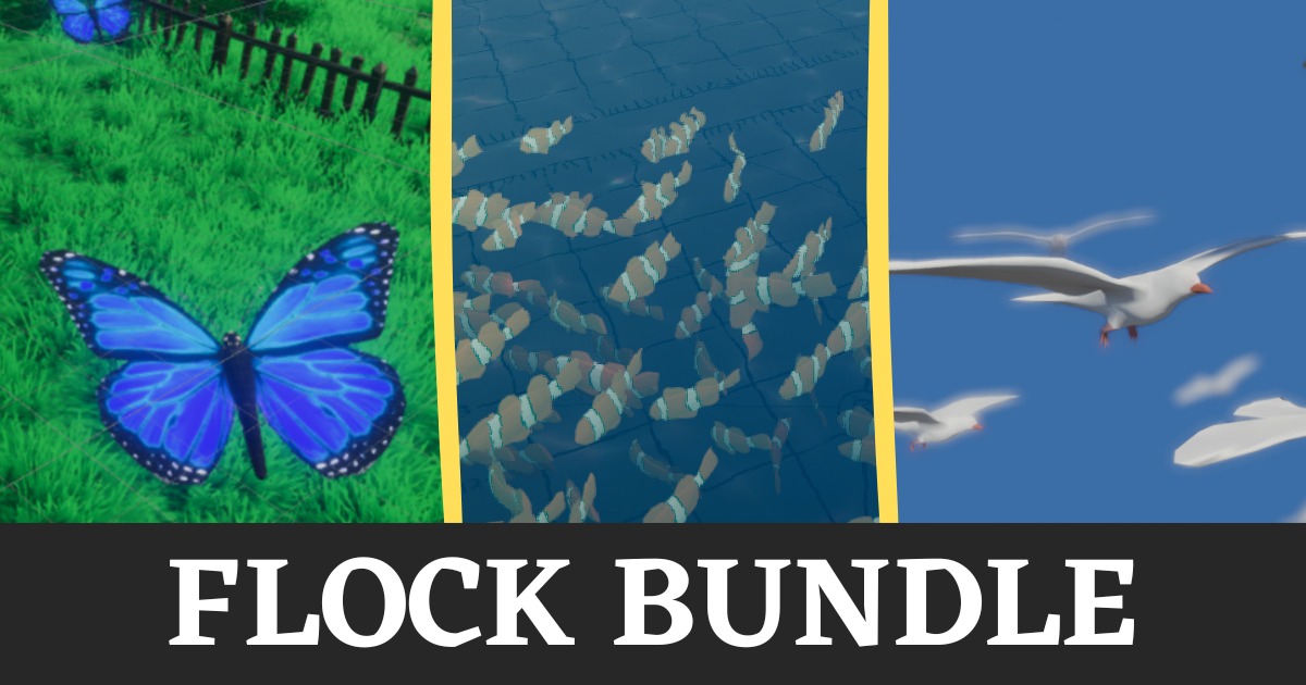 Flock Bundle | 3D Animals | Unity Asset Store