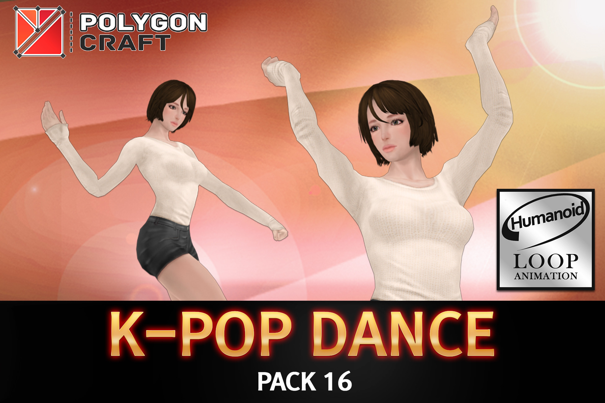 K-POP Dance Pack 16 | 3D Animations | Unity Asset Store