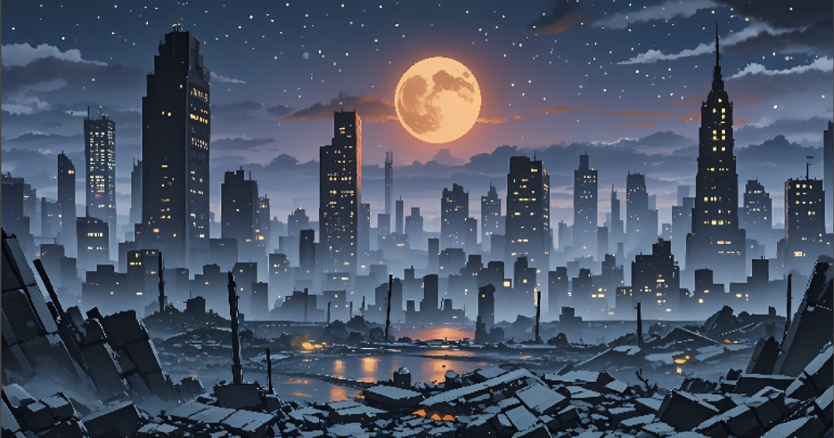 The destroyed city | 2D Environments | Unity Asset Store