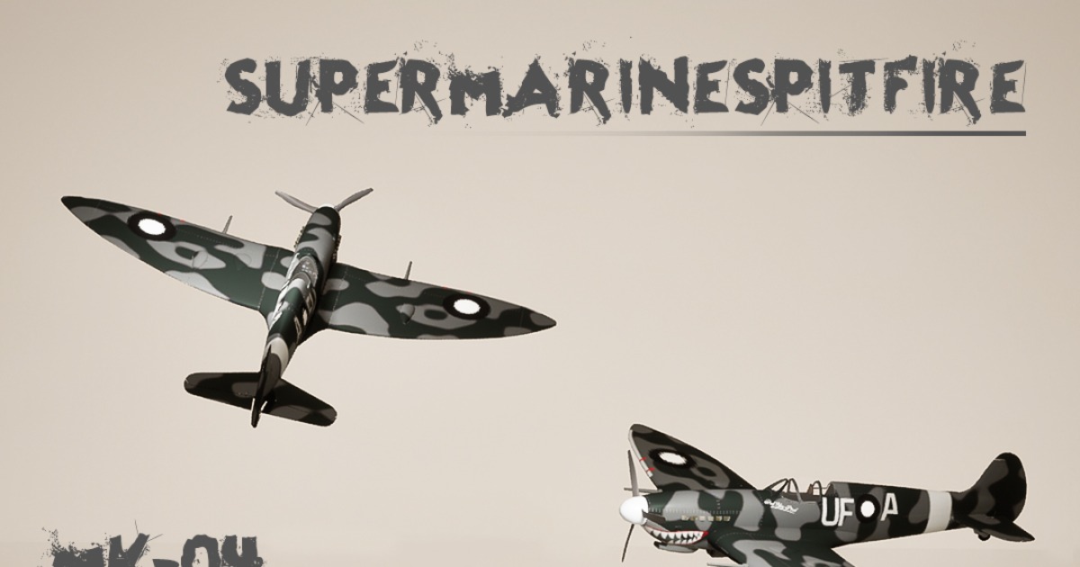 Supermarine Spitfire | 3D Props | Unity Asset Store
