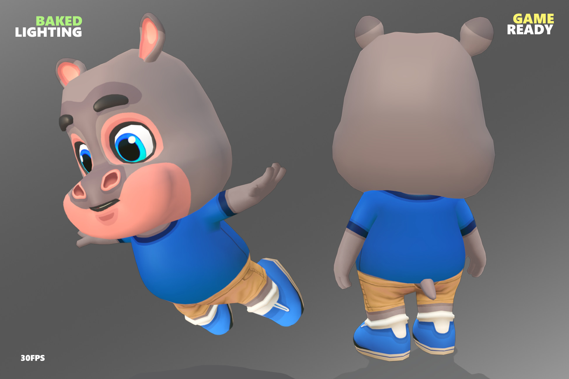 Hippo Animated | Characters | Unity Asset Store