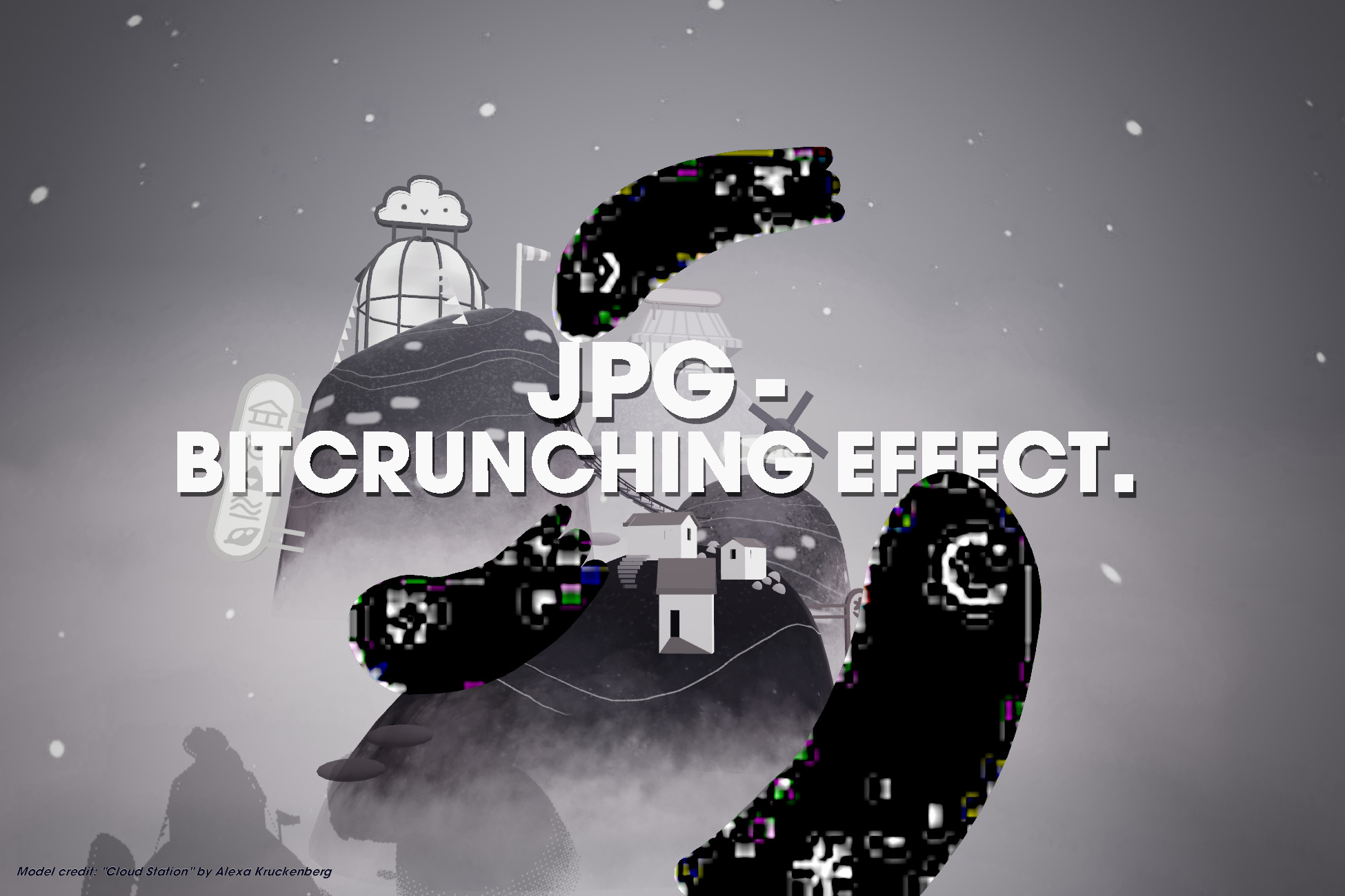 Bitcrunching Datamosh Effect Built Inurp Fullscreen And Camera Effects Unity Asset