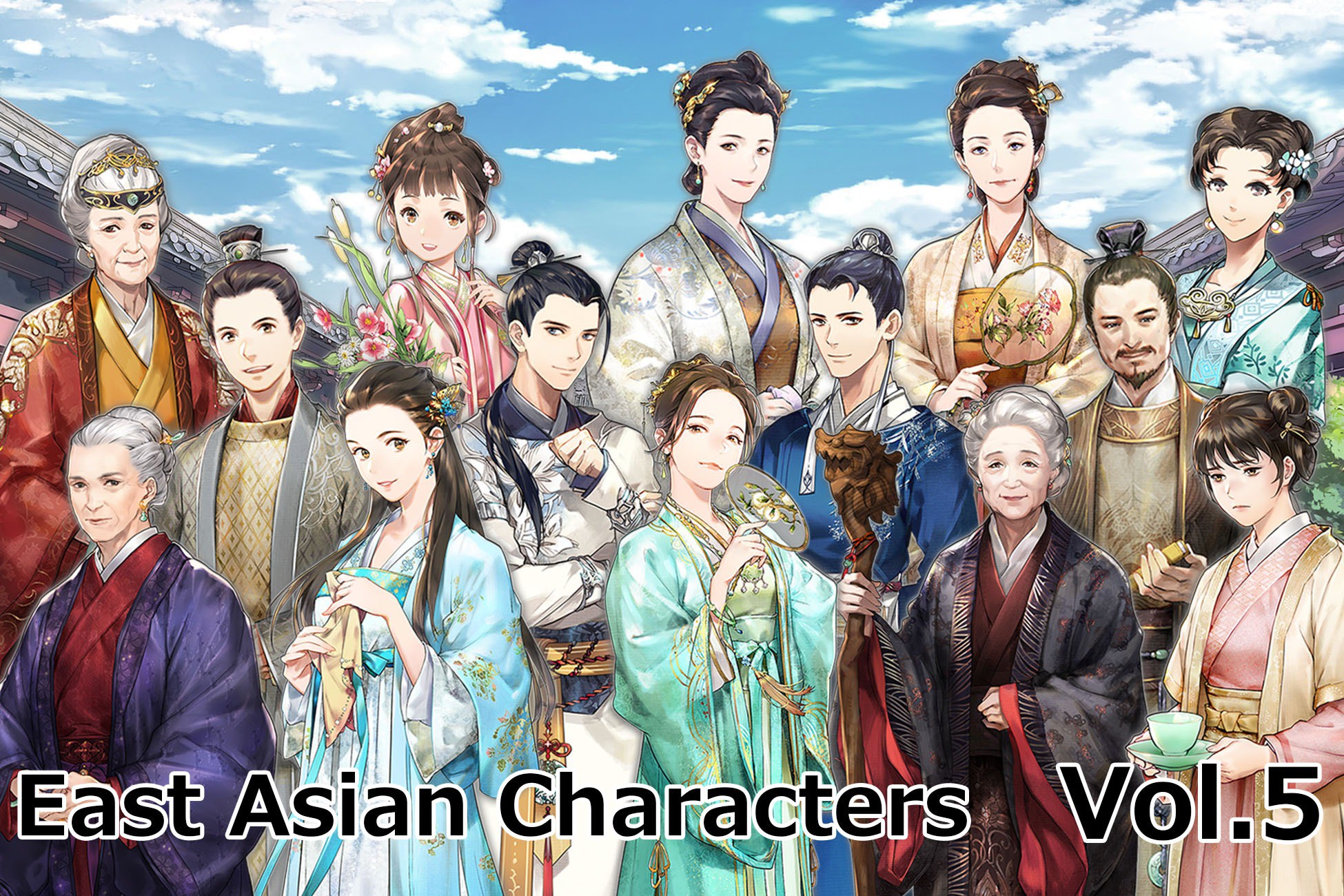 East Asian Characters Vol.5 | 2D 角色 | Unity Asset Store