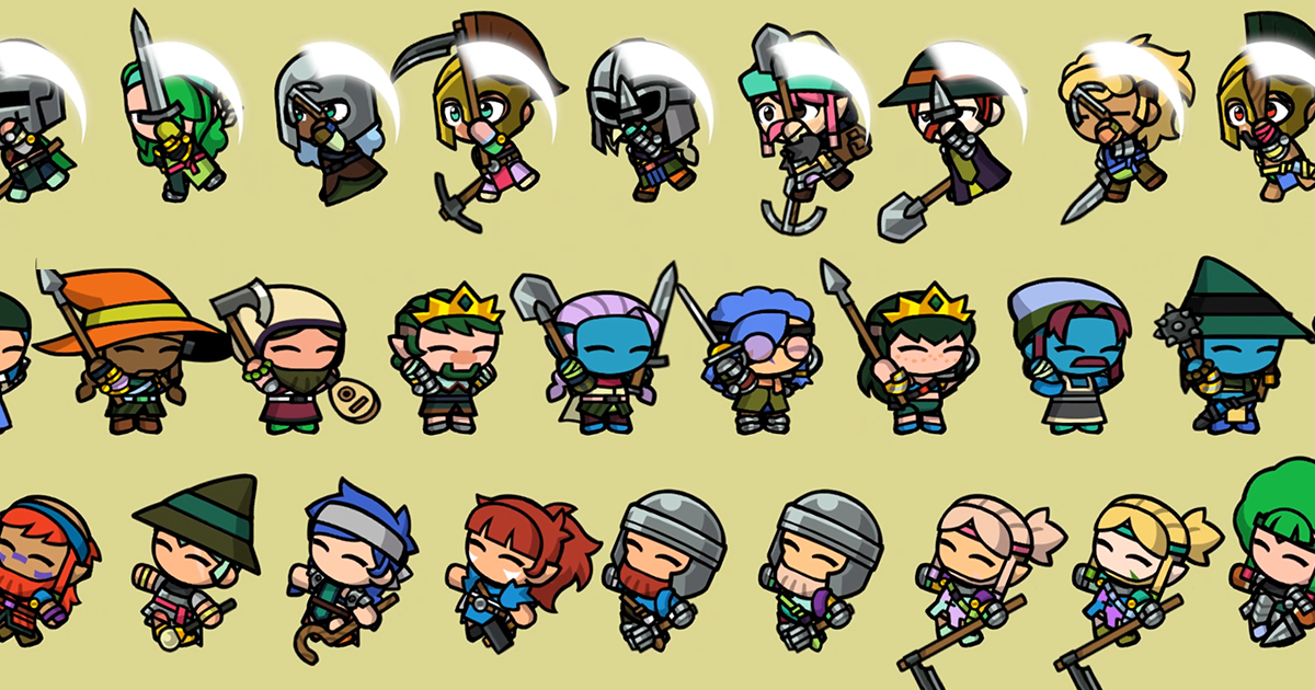 2D Character Maker : RPG Bundle (+PSB) | 2D 角色 | Unity Asset Store