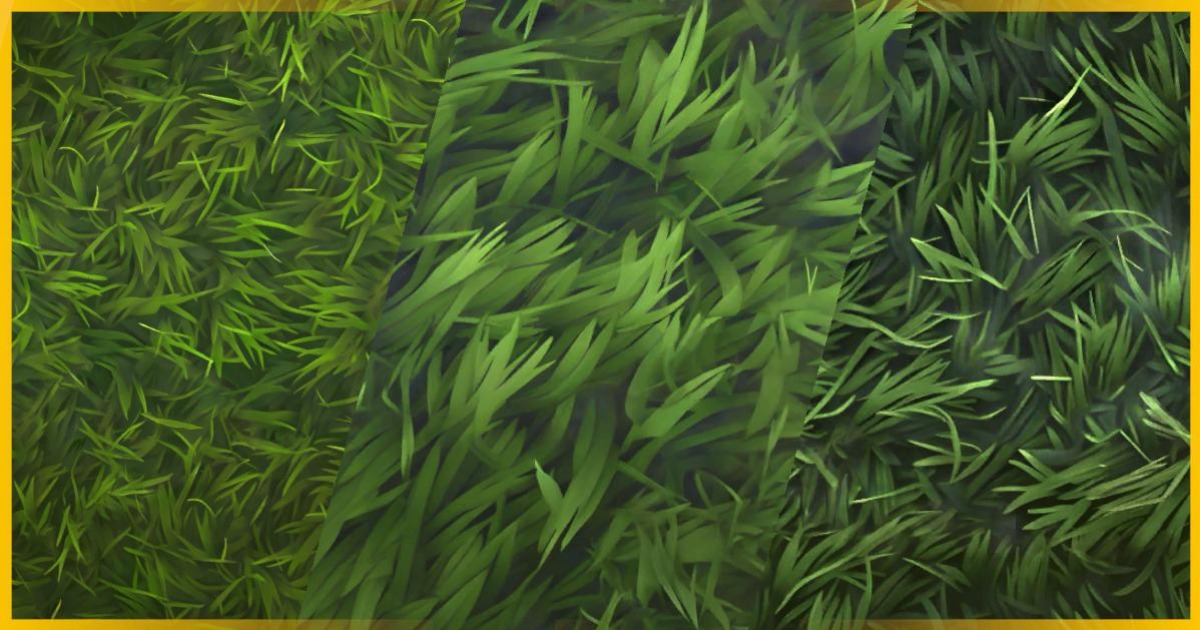 Grass - 20 Textures Pack (Hand-Painted, Seamless + Tileable) #2 | 2D ...