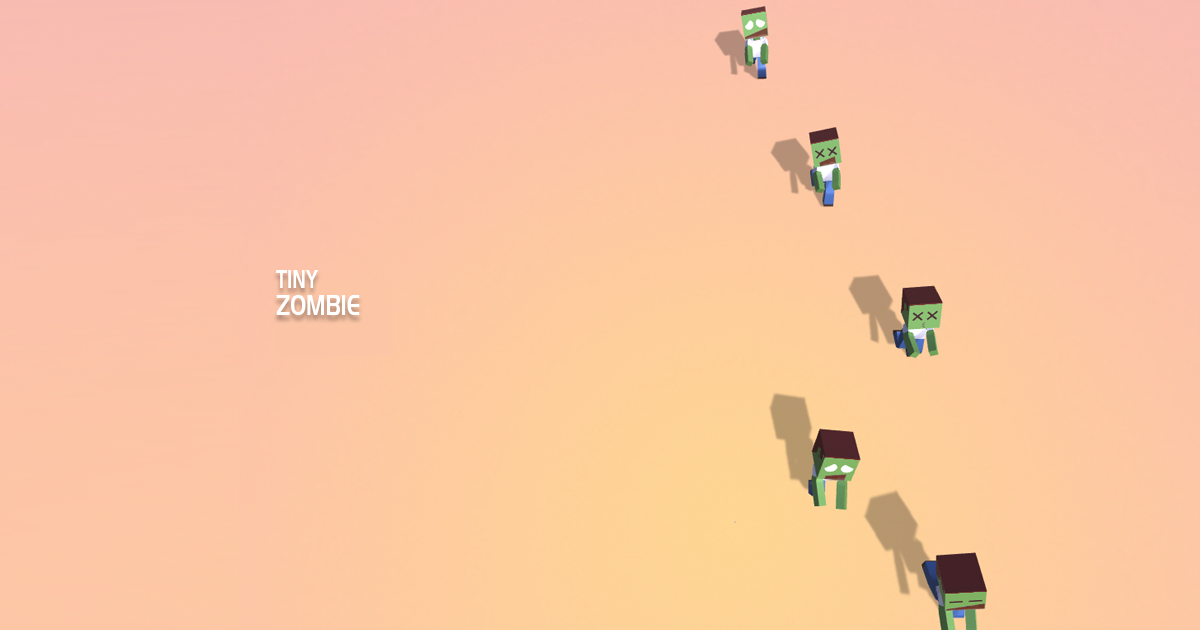 Tiny Zombie 3d model | 3D Characters | Unity Asset Store