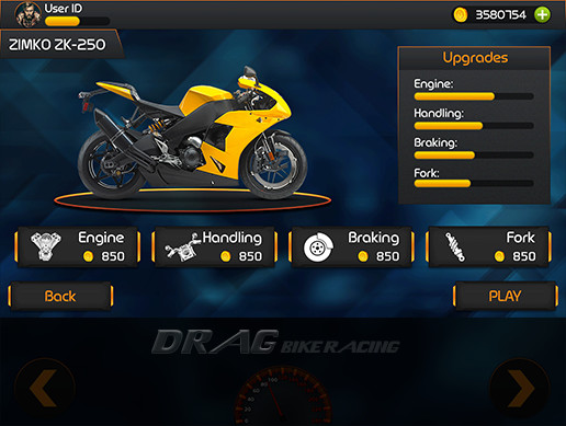 Bike Racing Graphics CxS (GUI Skin 14) | 2D GUI | Unity Asset Store