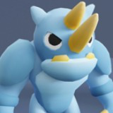 Cartoon Characters - Big Bluerock Warrior