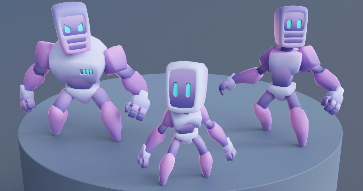 Robot Characters - Ecas | 3D Robots | Unity Asset Store