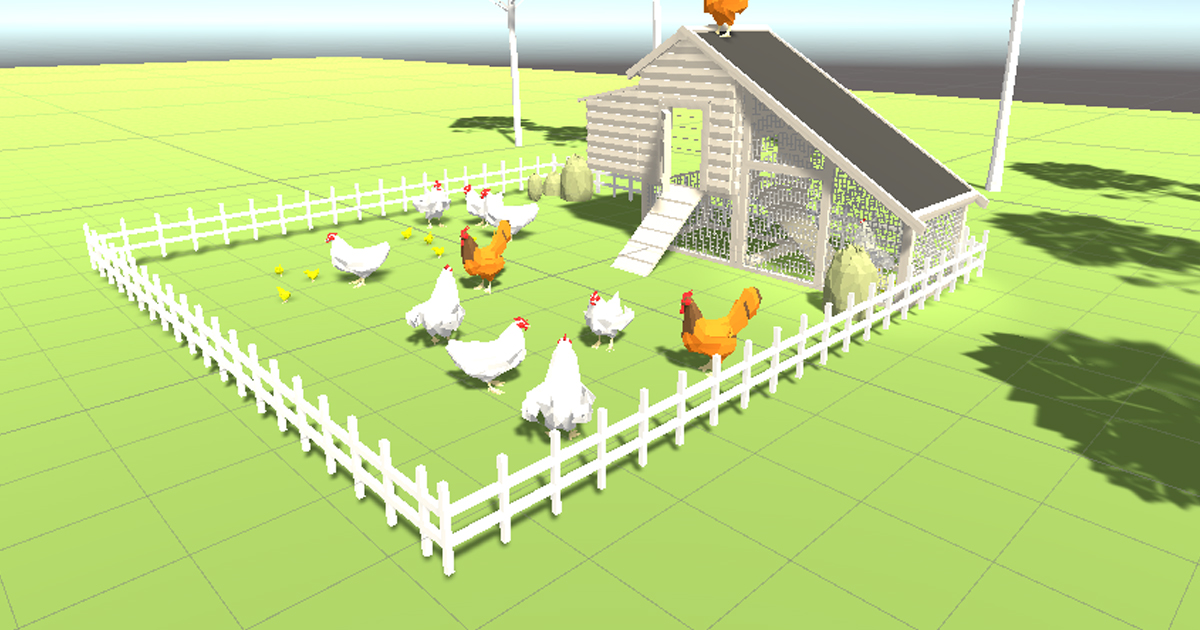 3D Lowpoly Chicken model animation | 3D Animals | Unity Asset Store