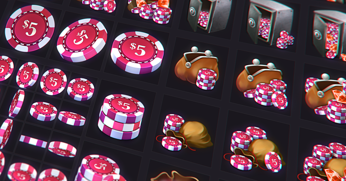 Poker Chip Pack 4 | 2D 아이콘 | Unity Asset Store