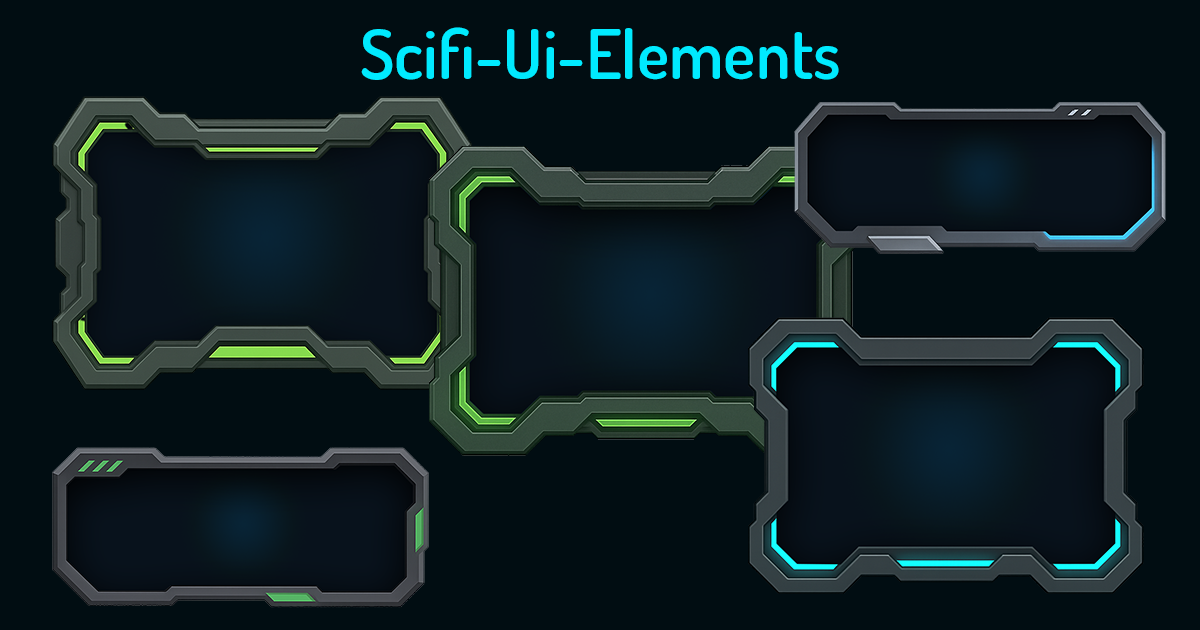Sci-FI Ui- Scifi elements | 2D GUI | Unity Asset Store