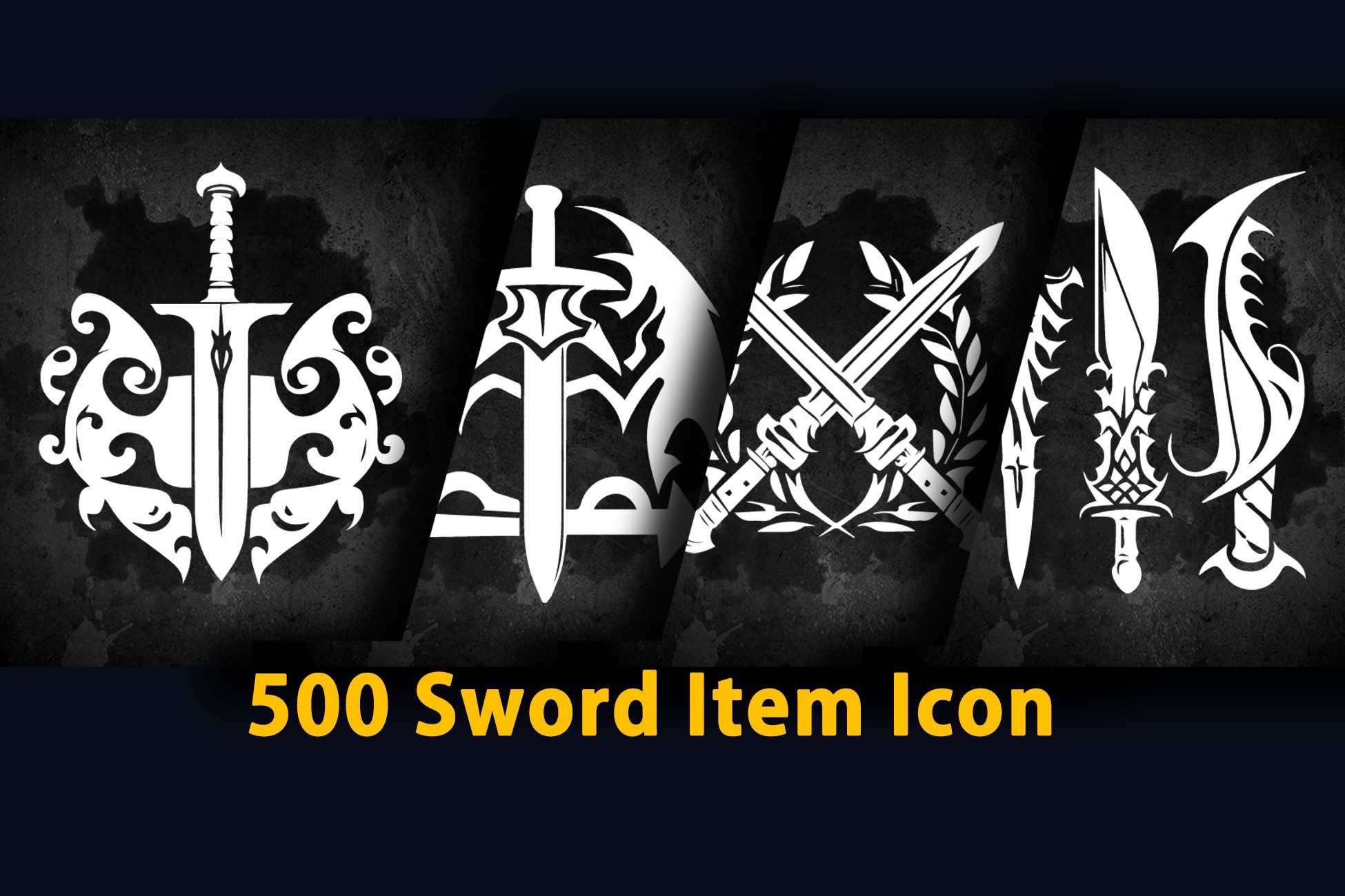 Flat GUI RPG Sword Item Icons | 2D Icons | Unity Asset Store