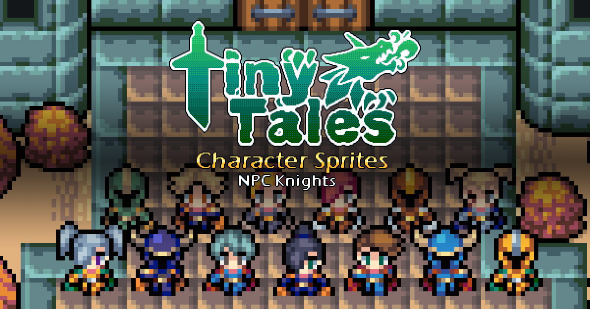 Tiny Tales: Human NPC Knights Sprite Pack | 2D Characters | Unity Asset ...