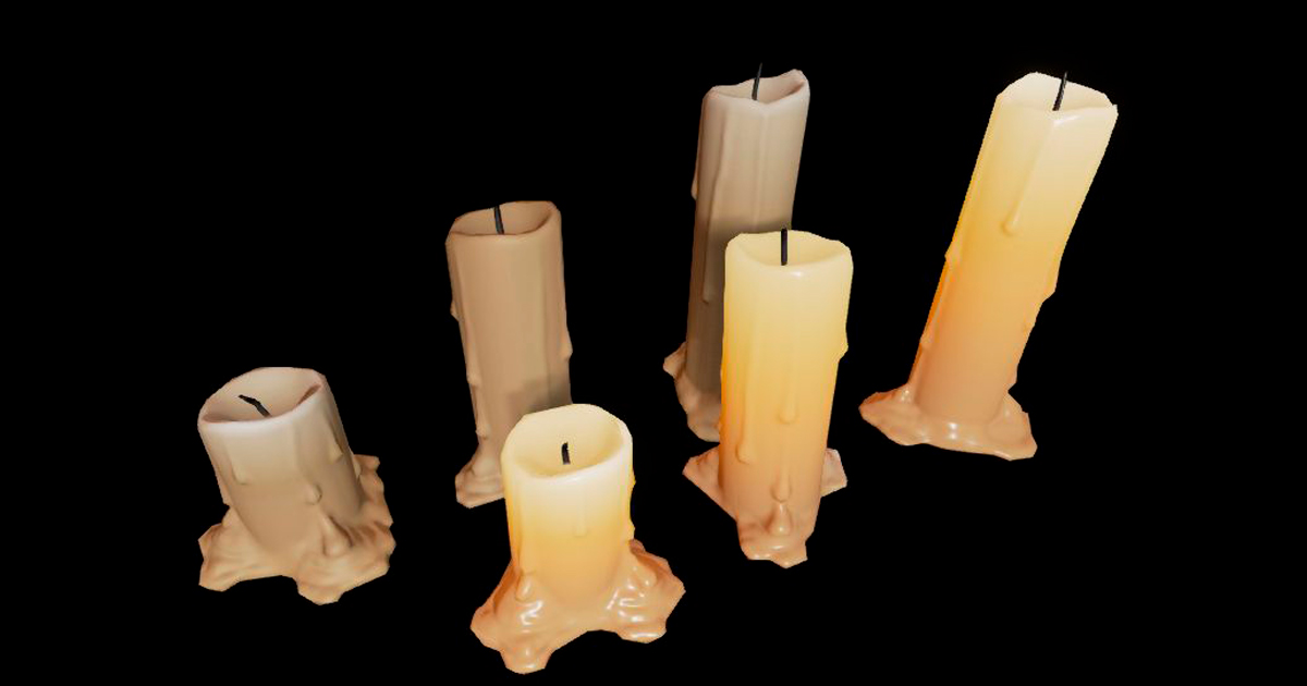 Candles vol.1 | 3D Interior | Unity Asset Store