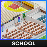 School - Low Poly 3D Models Pack