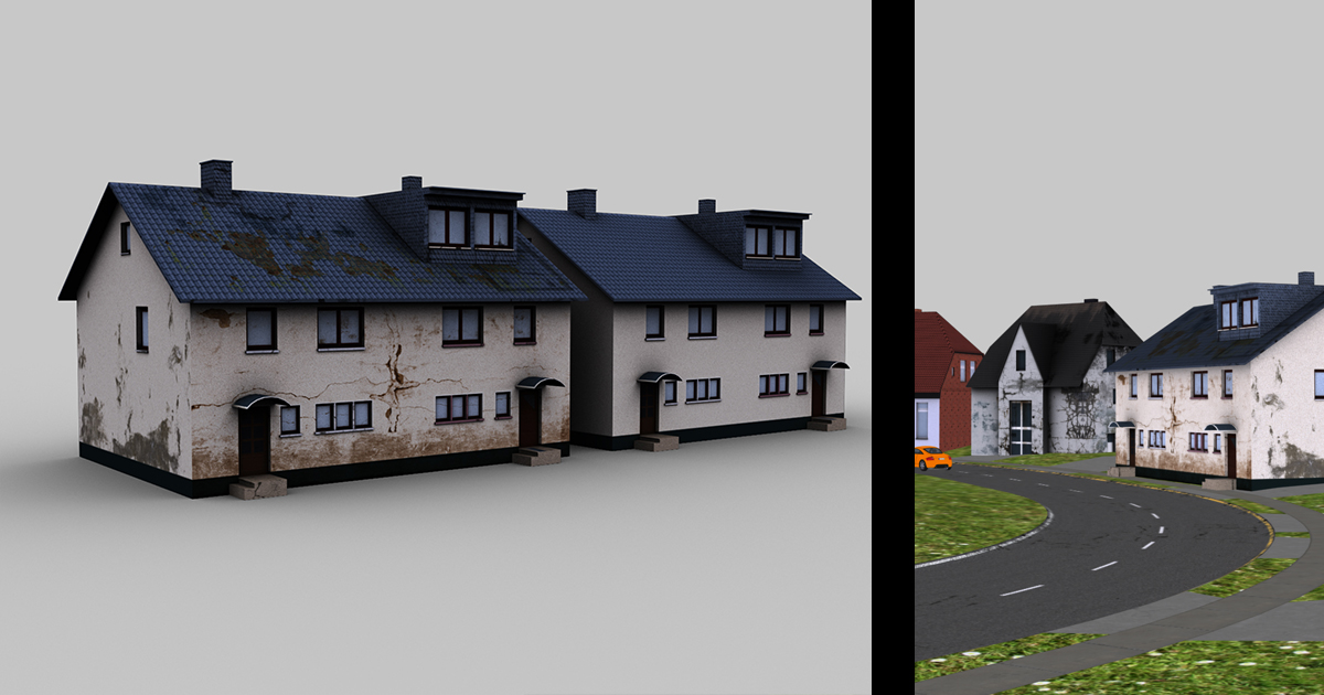 Buildings Pack Lowpoly | 3D Exterior | Unity Asset Store